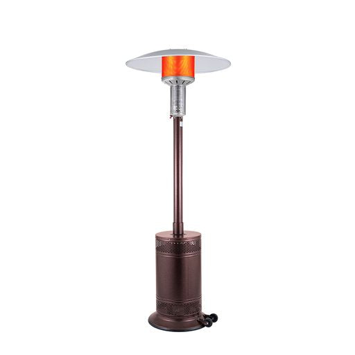 Antique Bronze PROPANE patio heater with push button ignition- 2 boxes ...