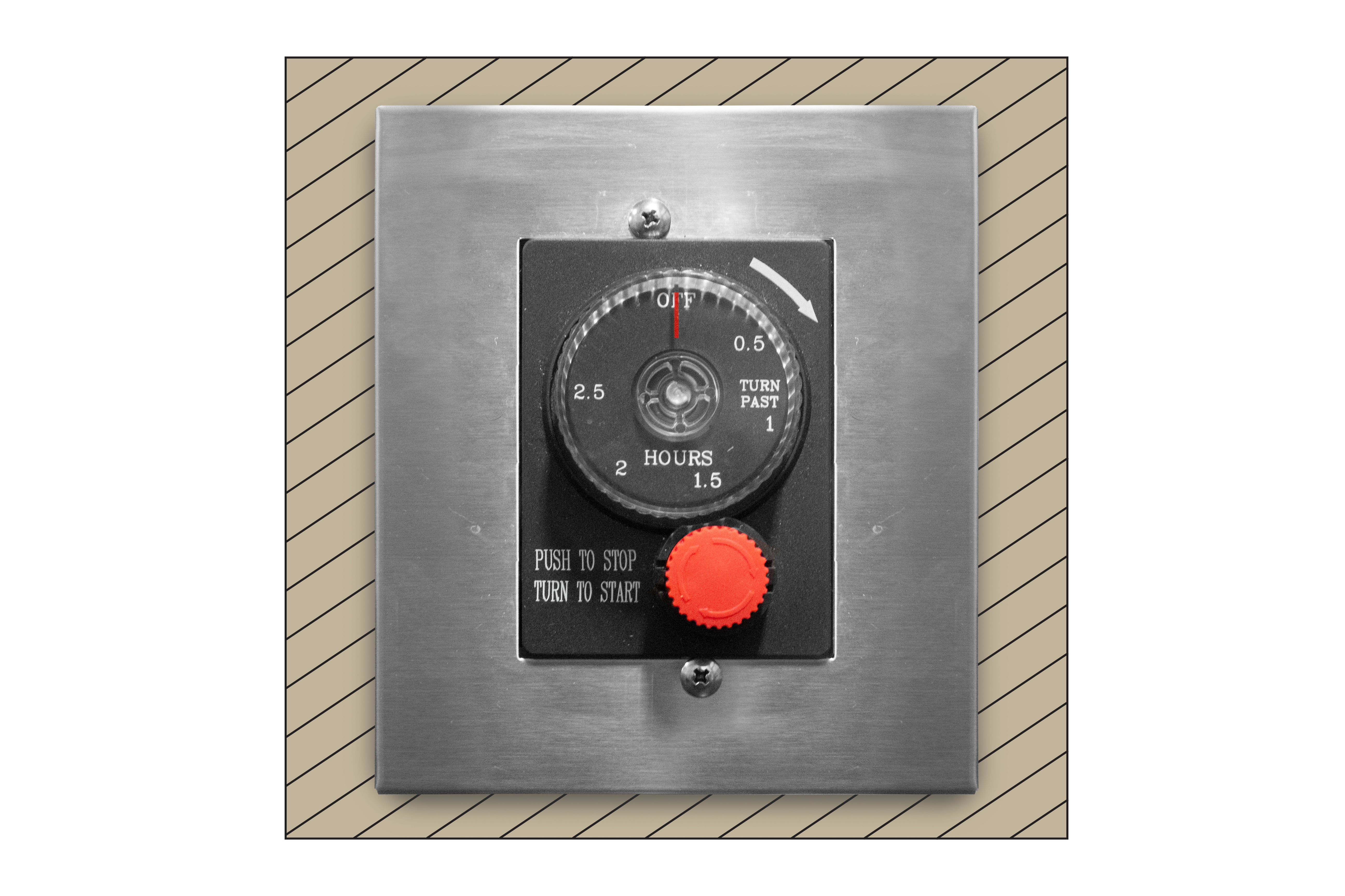 Summerset Surface Mount Enclosure to house ESTOP1-0H and ESTOP2-5H Tim - Alfresco Backyard